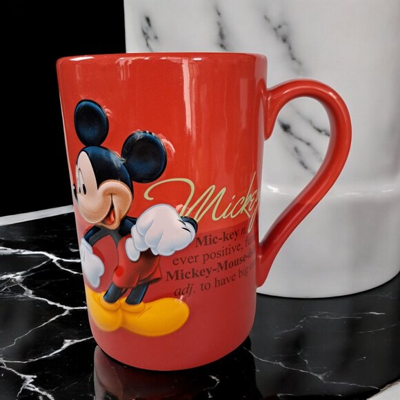 Disney | Dining | Mickey Mouse 3d Mug Definition Forever Positive ...